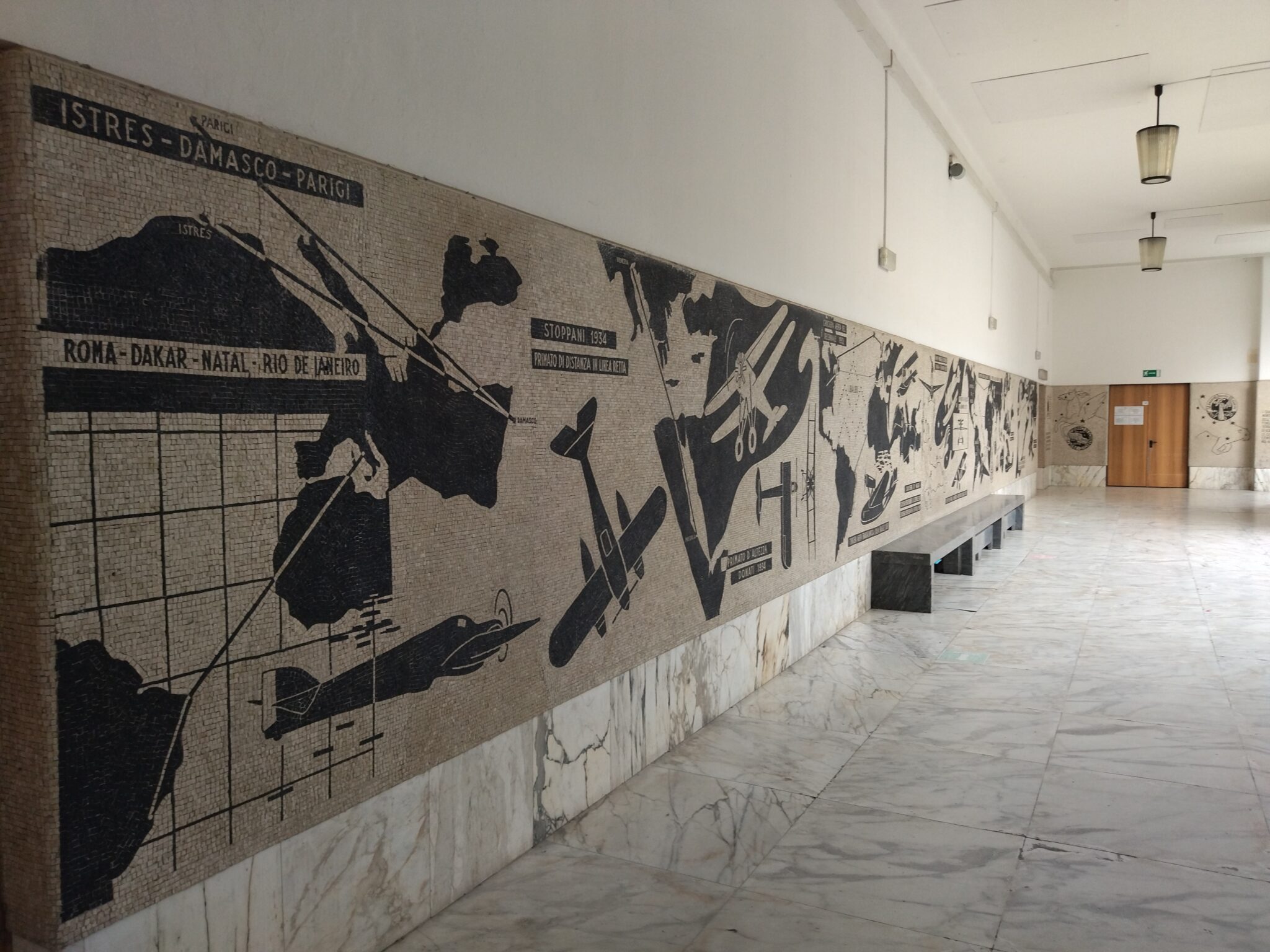 The Mosaics of Flight by Angelo Canevari in Forlì - Observing Memories